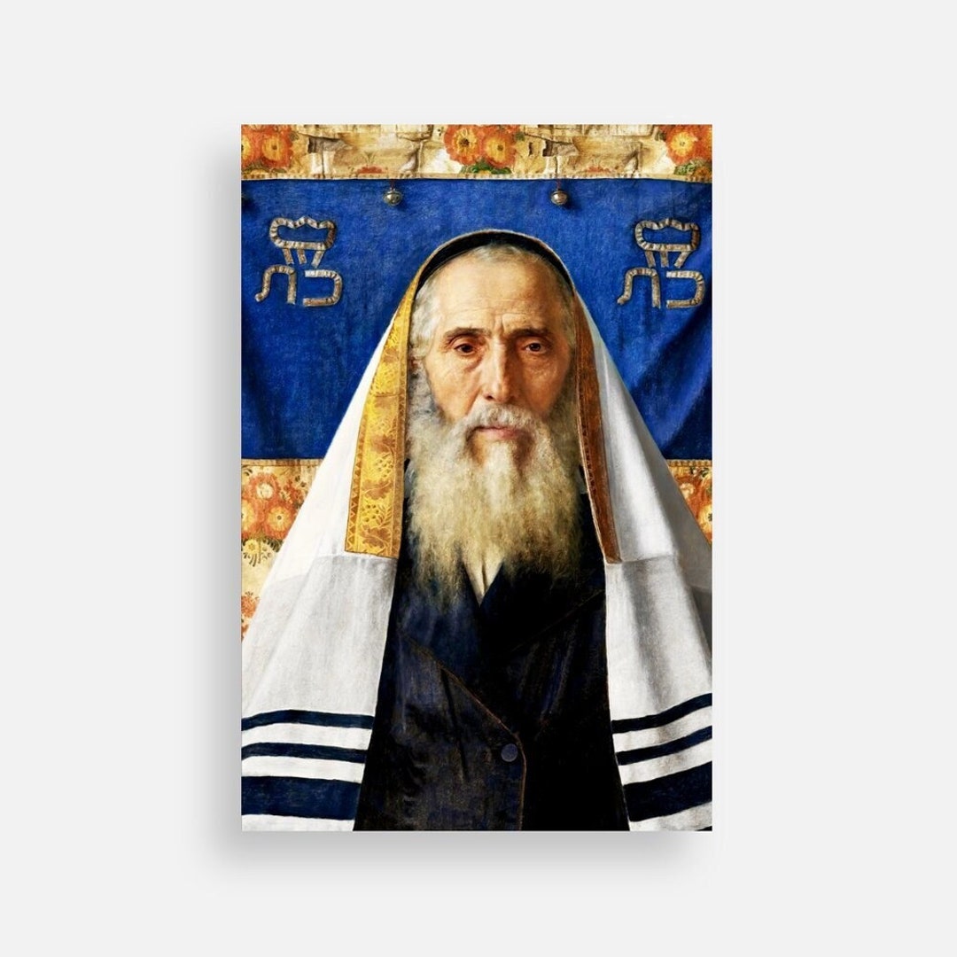 Rabbi With Prayer Shawl Collection - Etsy