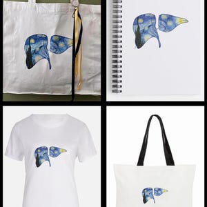 Starry Night Liver Collection - Etsy