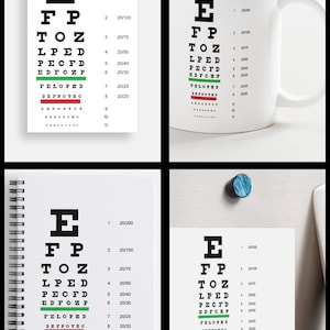 Snellen Chart Collection - Etsy