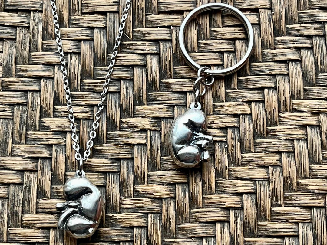 Anatomical Kidney Keychain / Necklace - Etsy