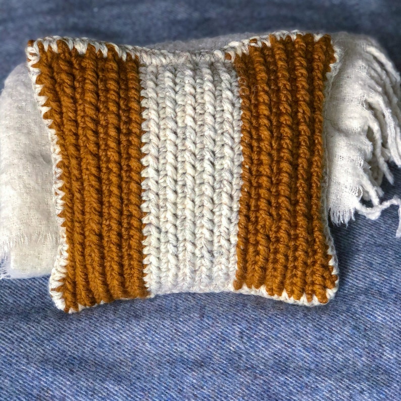 Winter Ridge Pillow Coverpdf Crochet Pillow Cover Pillow - Etsy