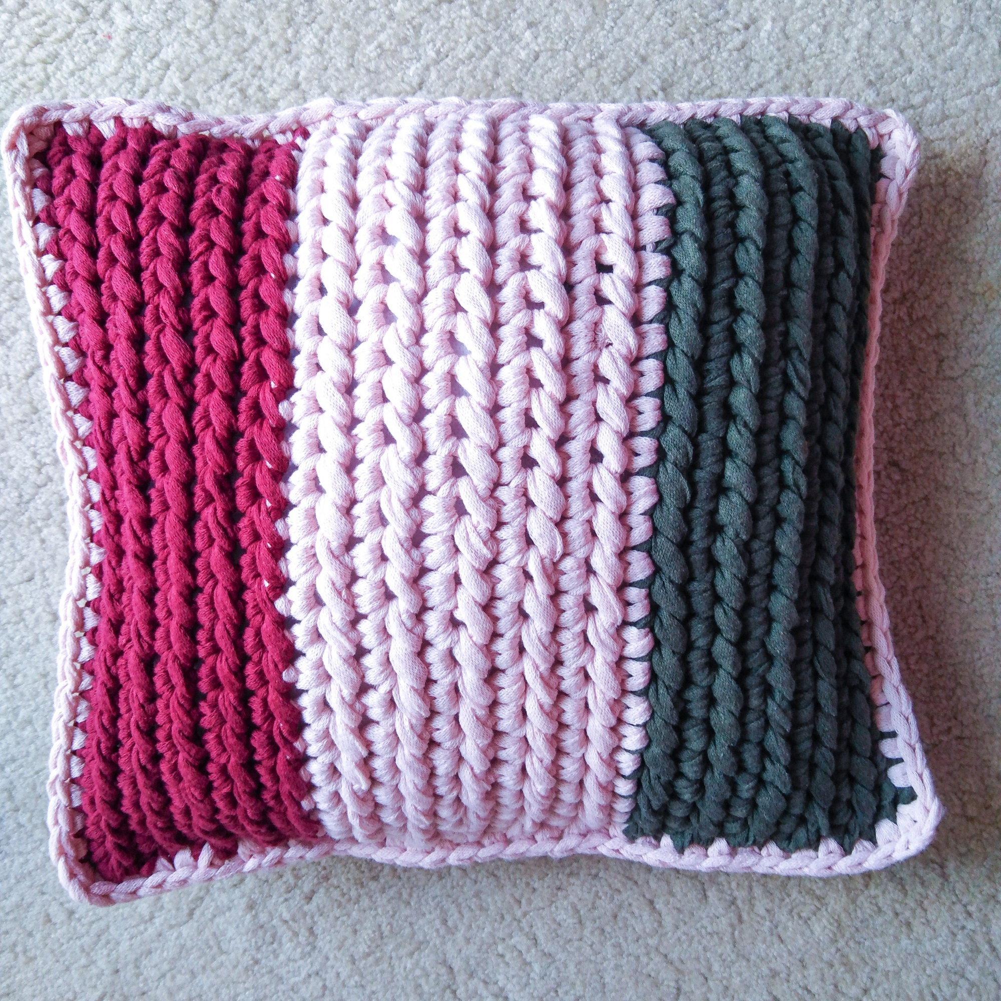 Winter Ridge Pillow Cover,pdf, Crochet Pillow Cover, Pillow Cover ...