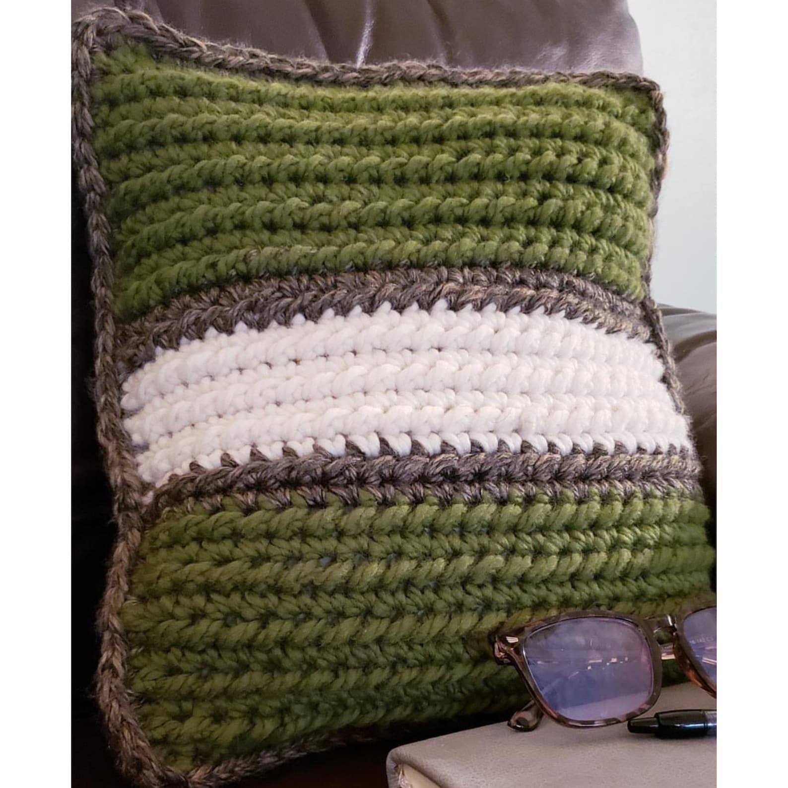 Winter Ridge Pillow Cover,pdf, Crochet Pillow Cover, Pillow Cover ...