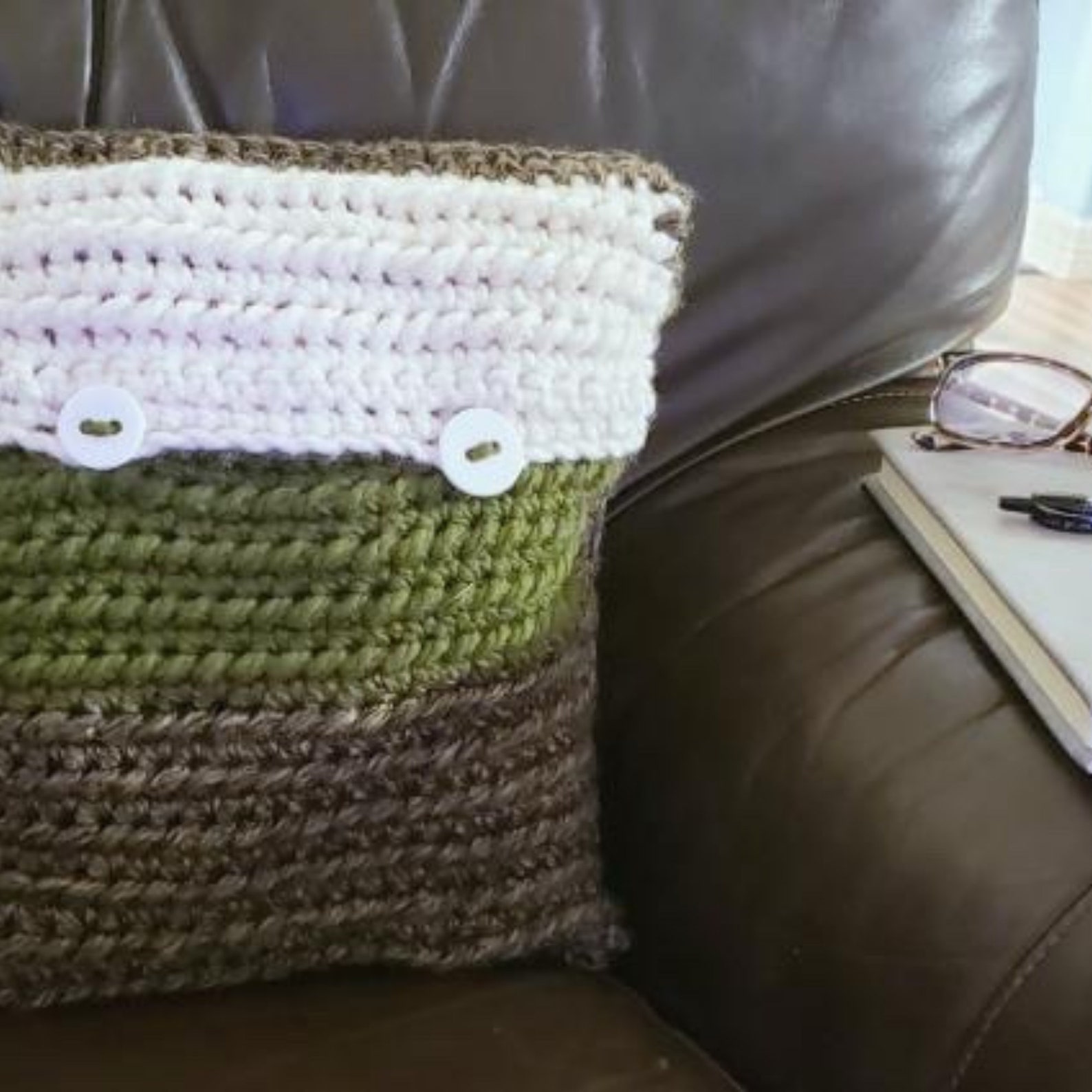 Winter Ridge Pillow Coverpdf Crochet Pillow Cover Pillow - Etsy