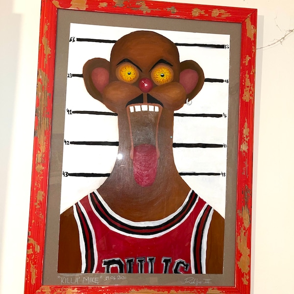 Michael Jordan Oil Painting - Etsy