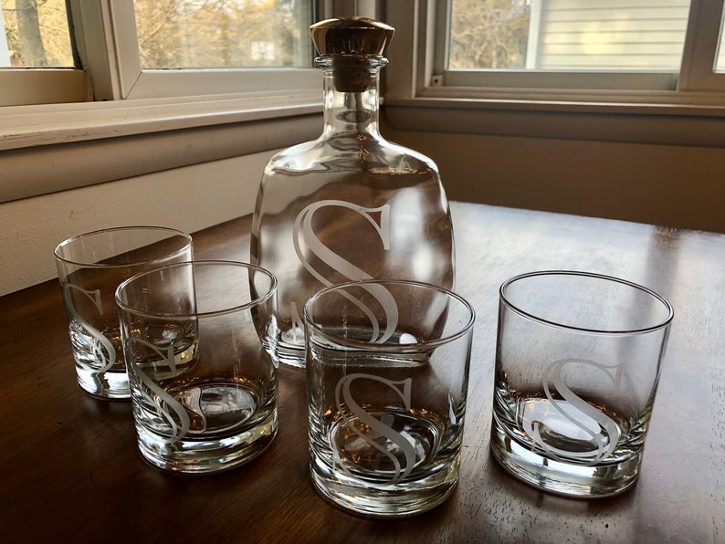 Custom Etched Infinity Bottle - Etsy