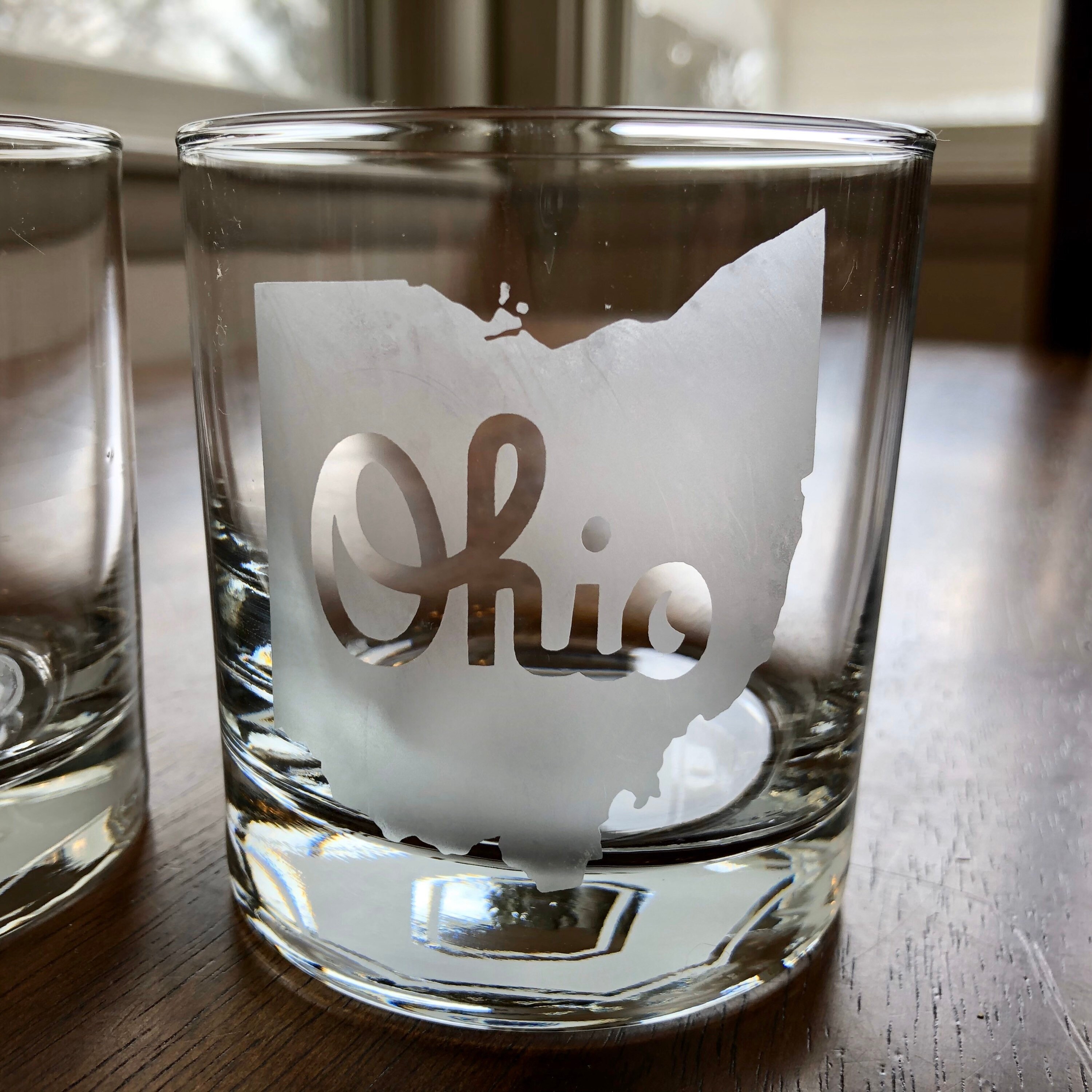 Custom Etched Rocks Glasses | Etsy