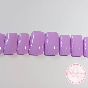 Extra Wide Press on Nails, Lavender Nails, Mens Nails, False Nails ...