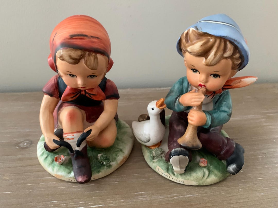 Vintage Erich Stauffer Arnart Boy and Girl Figurines - Etsy
