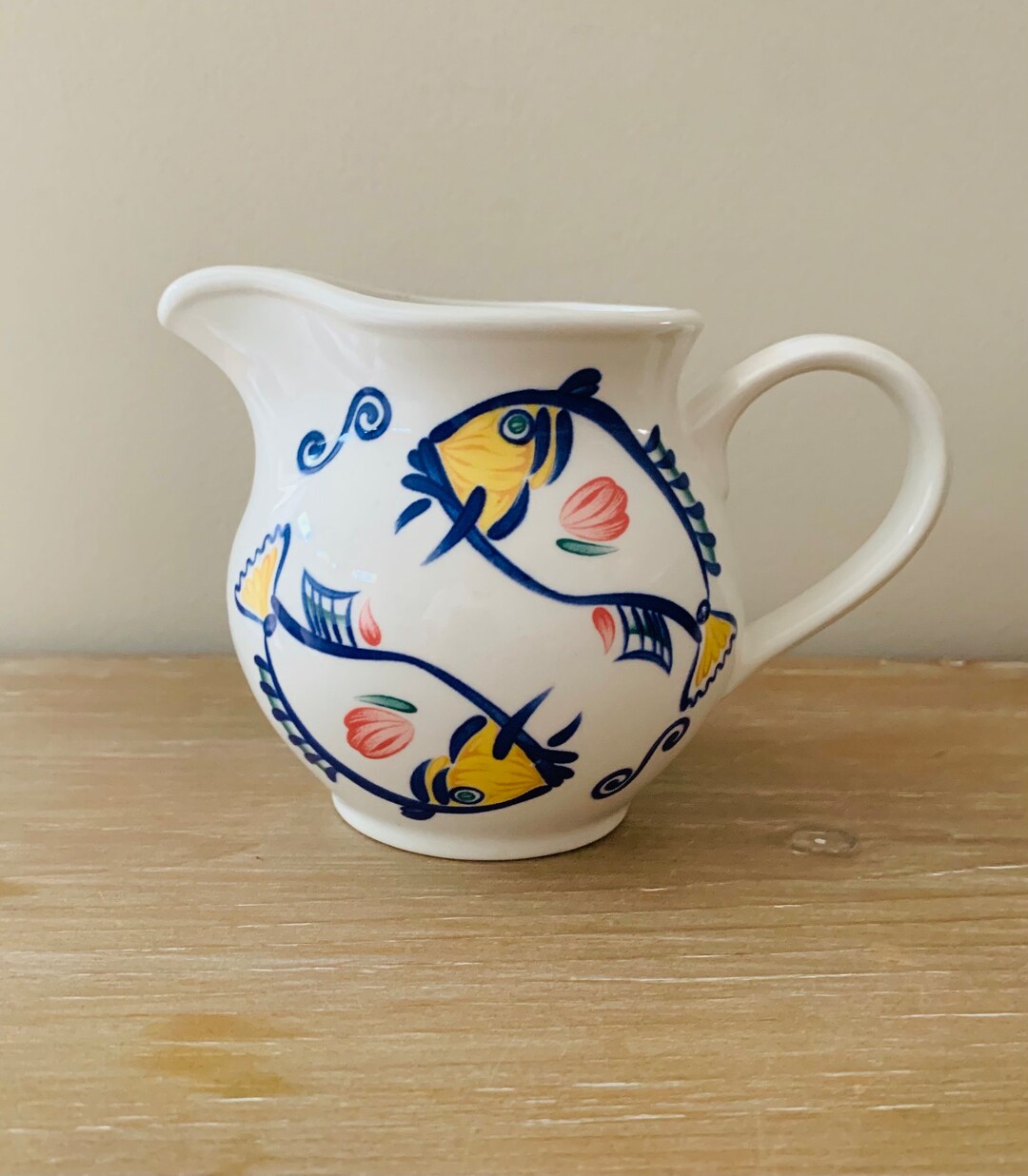 Vintage Johnson Brothers Aquabatic Fish Creamer - Etsy