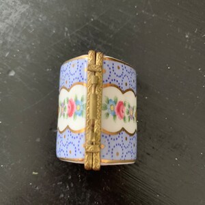 Vintage Porcelain Pocketbook Keepsake Box - Etsy