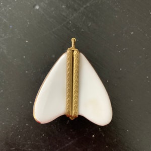 Vintage Porcelain Pocketbook Keepsake Box - Etsy