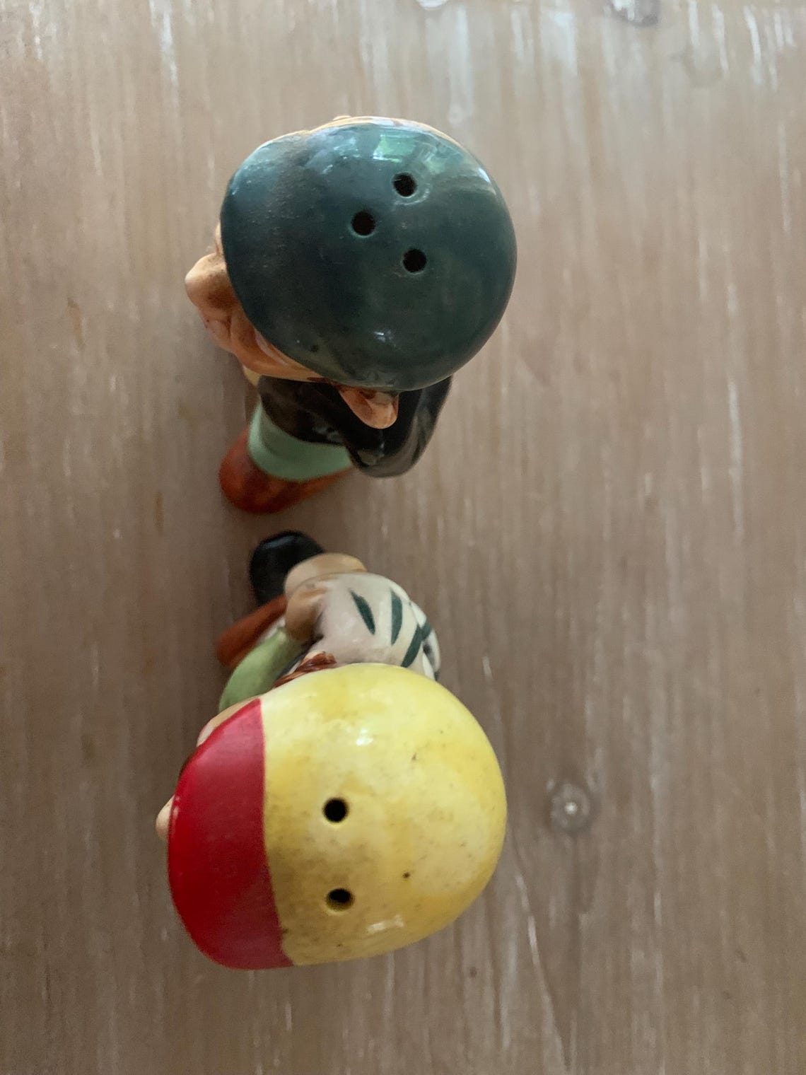 Vintage 1940s Baseball Batter and Umpire Salt and Pepper Shakers - Etsy