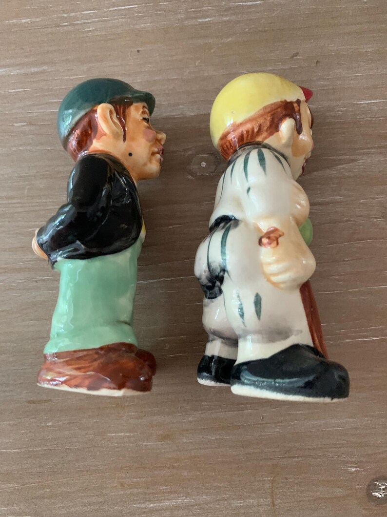 Vintage 1940s Baseball Batter and Umpire Salt and Pepper Shakers - Etsy