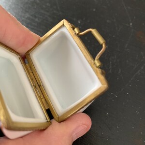 Vintage Porcelain Pocketbook Keepsake Box - Etsy