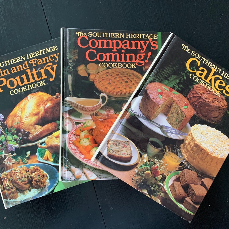 Vintage Cookbook Set - Etsy