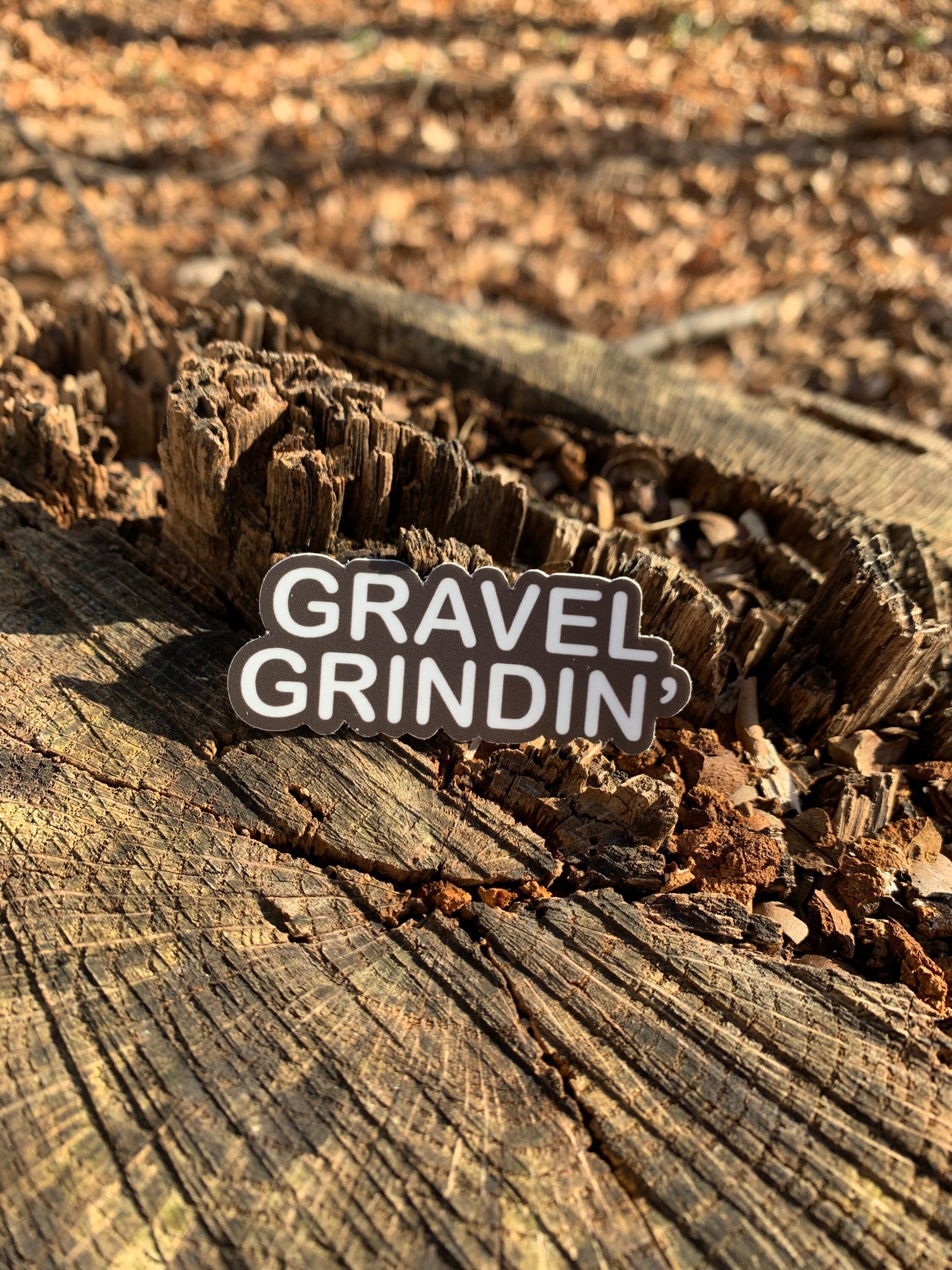 Gravel Grindin Sticker, Gravel Bike Sticker, Bike Sticker, Gravel ...