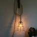 Macramè Cord Light Macrame Pendant Lamp Hanging Rope Light - Etsy