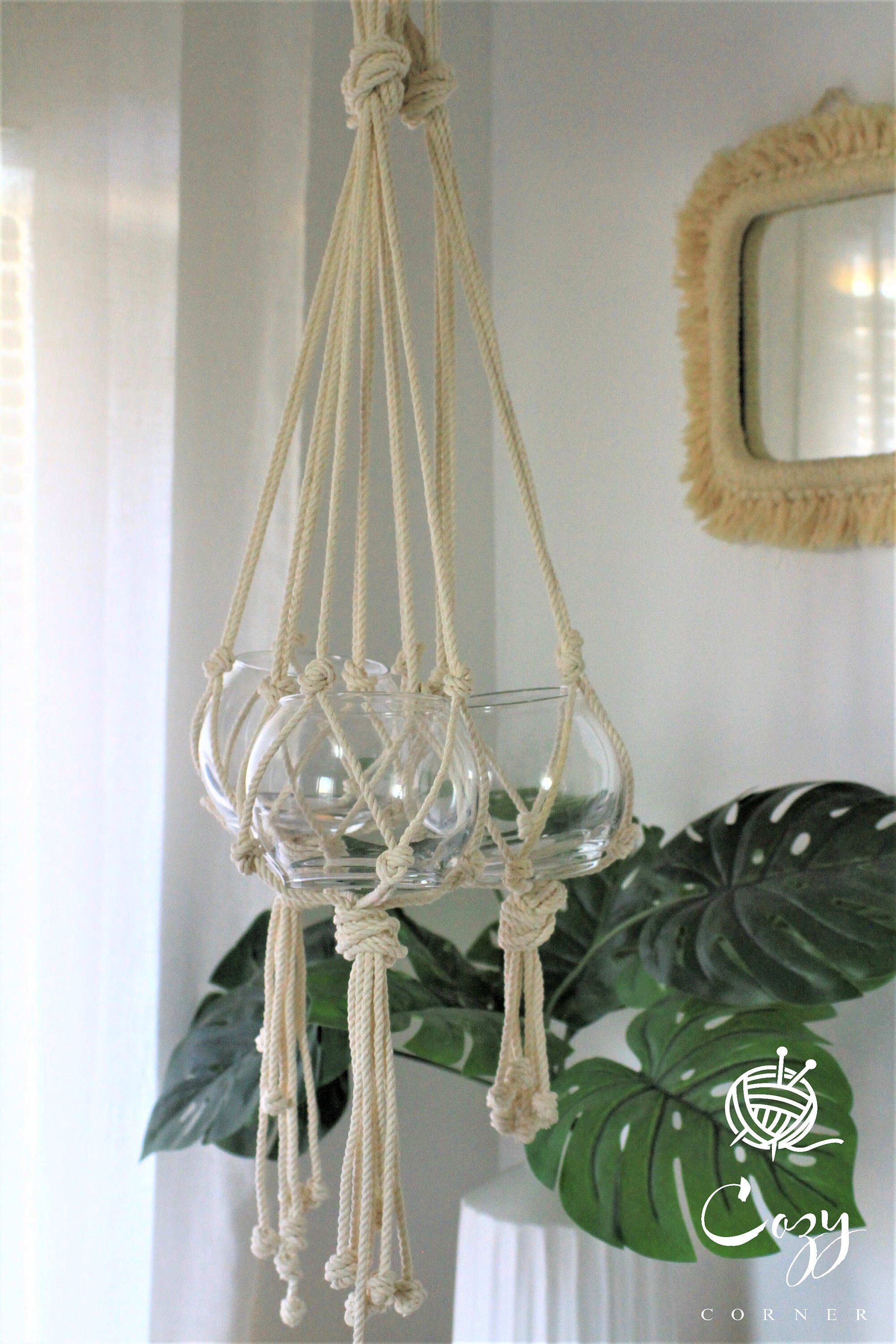 Macrame Plant Hanger. Macrame Wall Decor. Nursery Decor. - Etsy