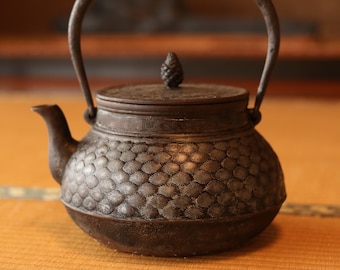 Large Vintage Japanese Cast Irontea Kettle Nambu Tetsubin - Etsy