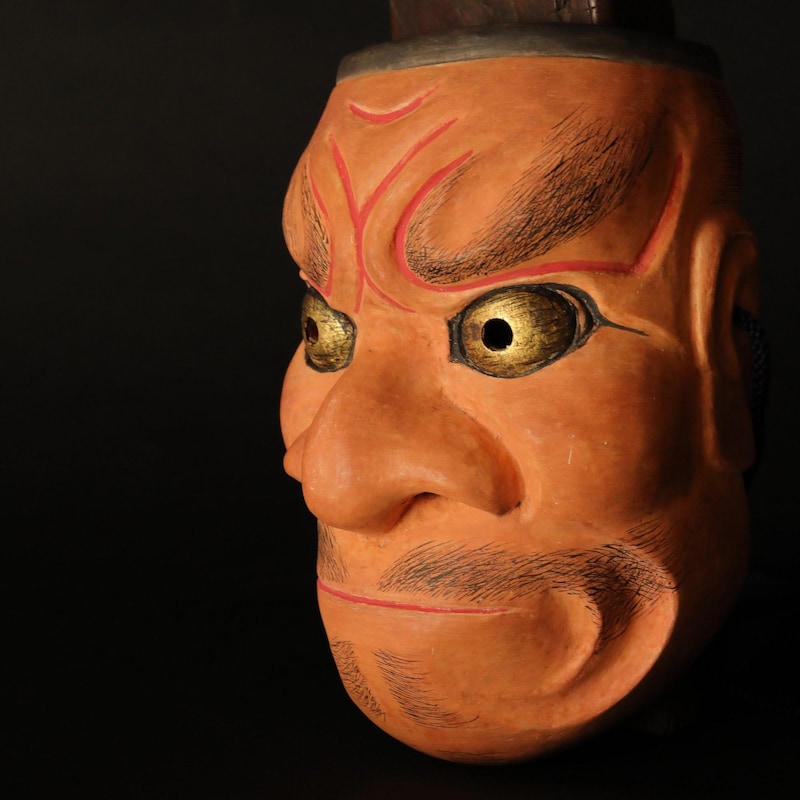 Noh Mask - Etsy