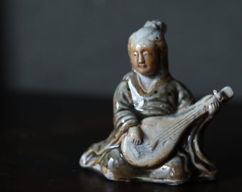 Playing Biwa Doll - Etsy