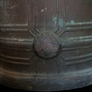 BIG! Japanese Antique Buddhist Temple Bell Bronze Large Gong, Big ...