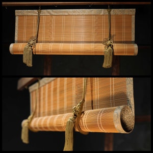 Finejapanese Furniture Bamboo Curtain Window Screen Shade Blind Hanging ...