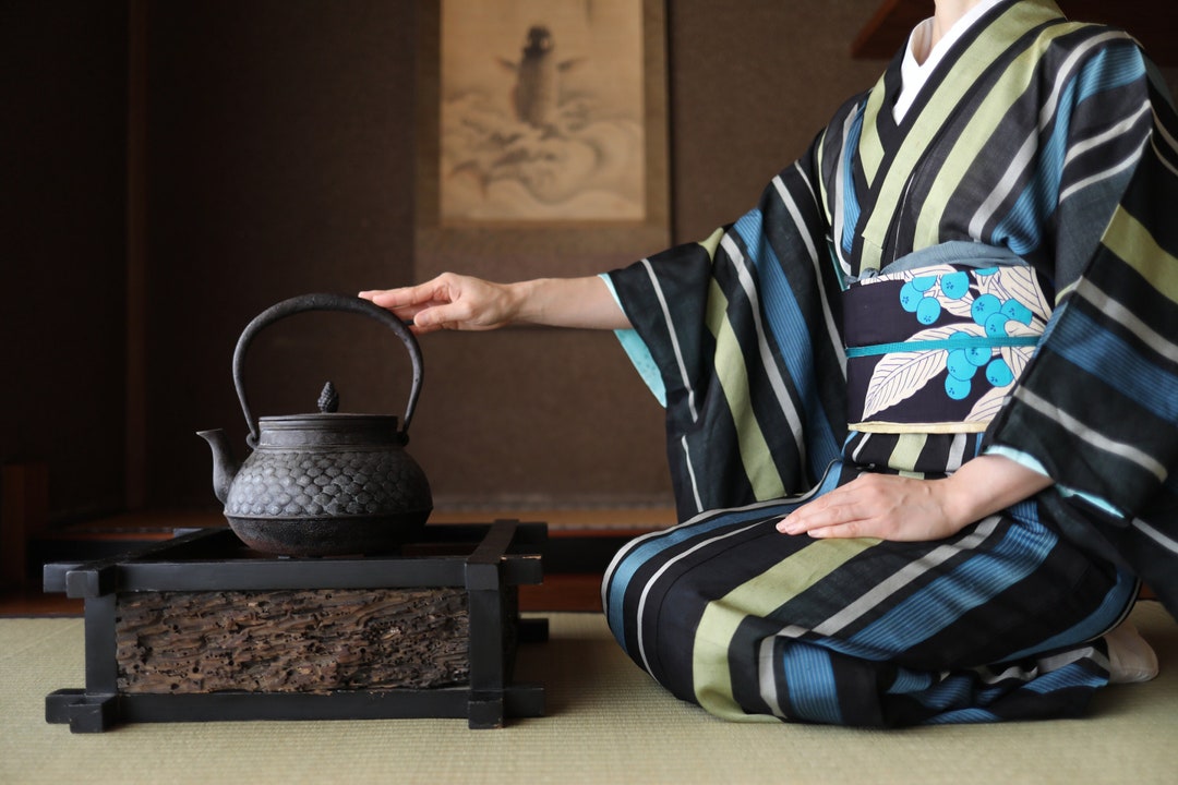 Large! Japanese Antique 1910s Suiban /bronze HIBACHI Brazier/ Made of ...