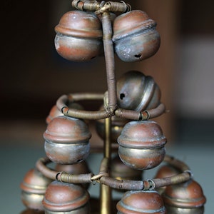 Japanese Antique 1920s Shrine Bell Holdings Maiden's Bells Beautiful ...