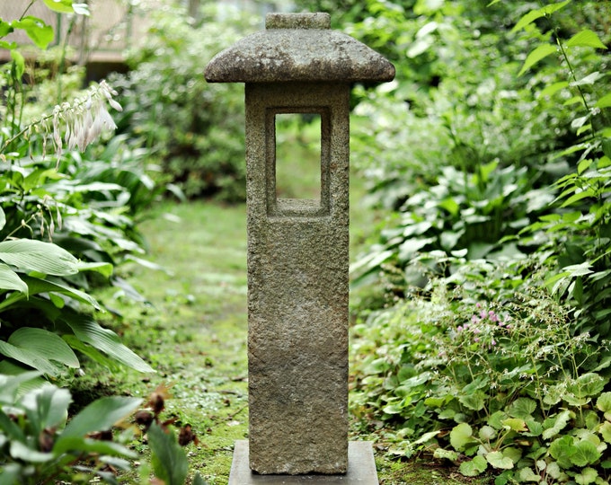 Large! Japanese Garden Furniture Antique 1800s Stone Lantern "toro ...