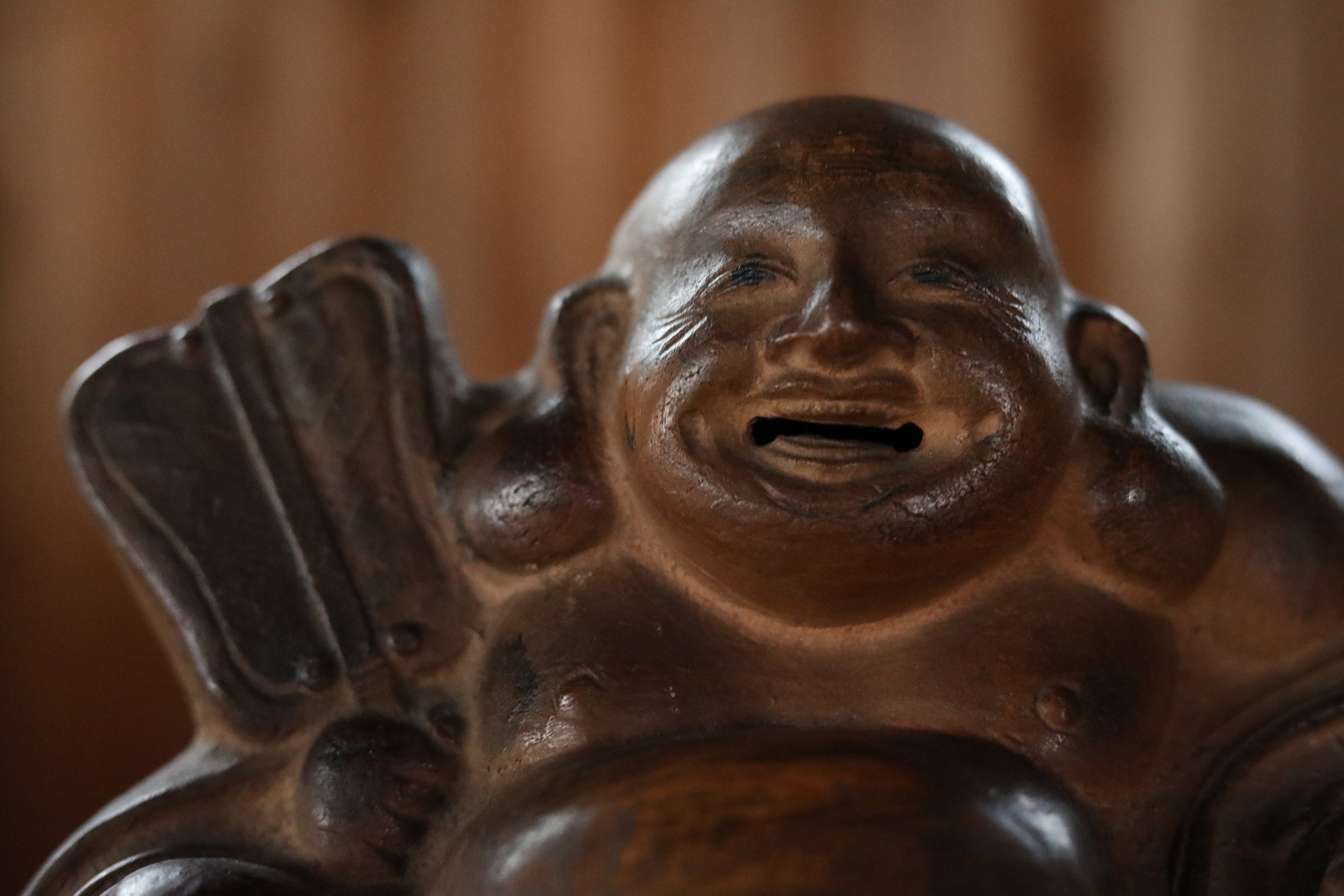 Japanese Antique Doll Old Edo Craft 1800s Happy Smile Buddha - Etsy