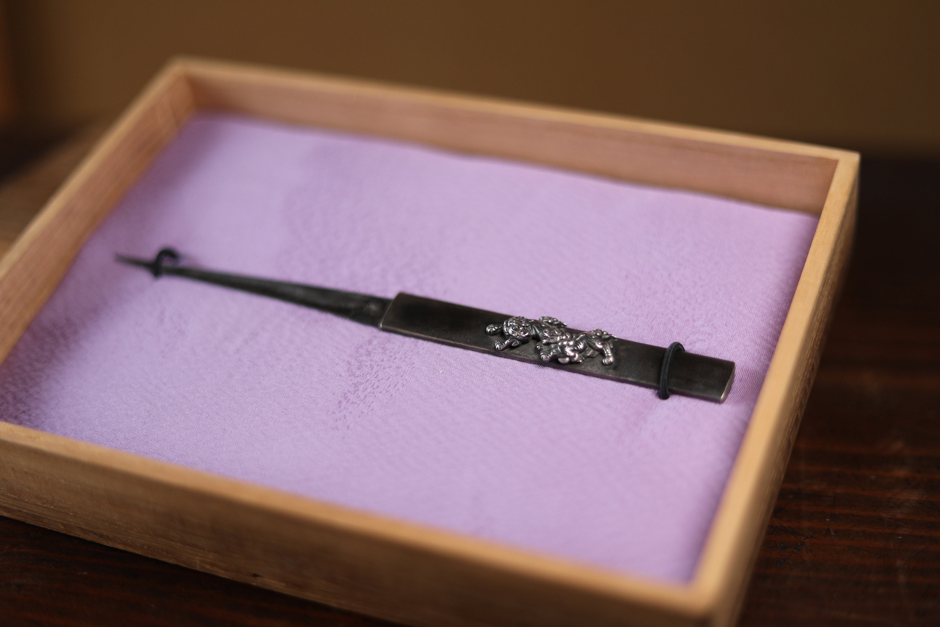 Japanese Vintage Bronze Samurai Small Katana Sword | Etsy