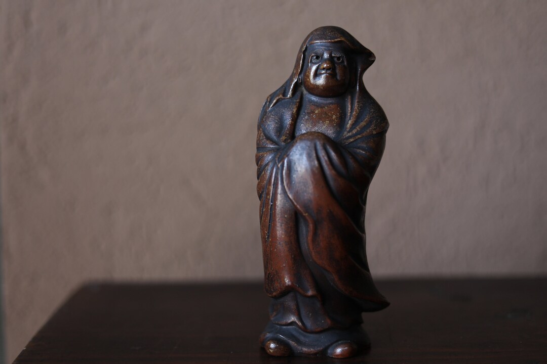 Japanese Vintage BIZEN 達磨daruma Doll Statue, Cool Ceramic Statue ...