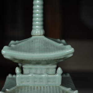 Japanese Large Ceramic Five-storied Pagoda Buddhist Architecture Kyoto ...