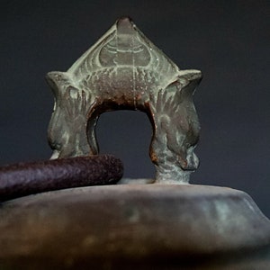 BIG! Japanese Antique Buddhist Temple Bell Bronze Large Gong, Big ...