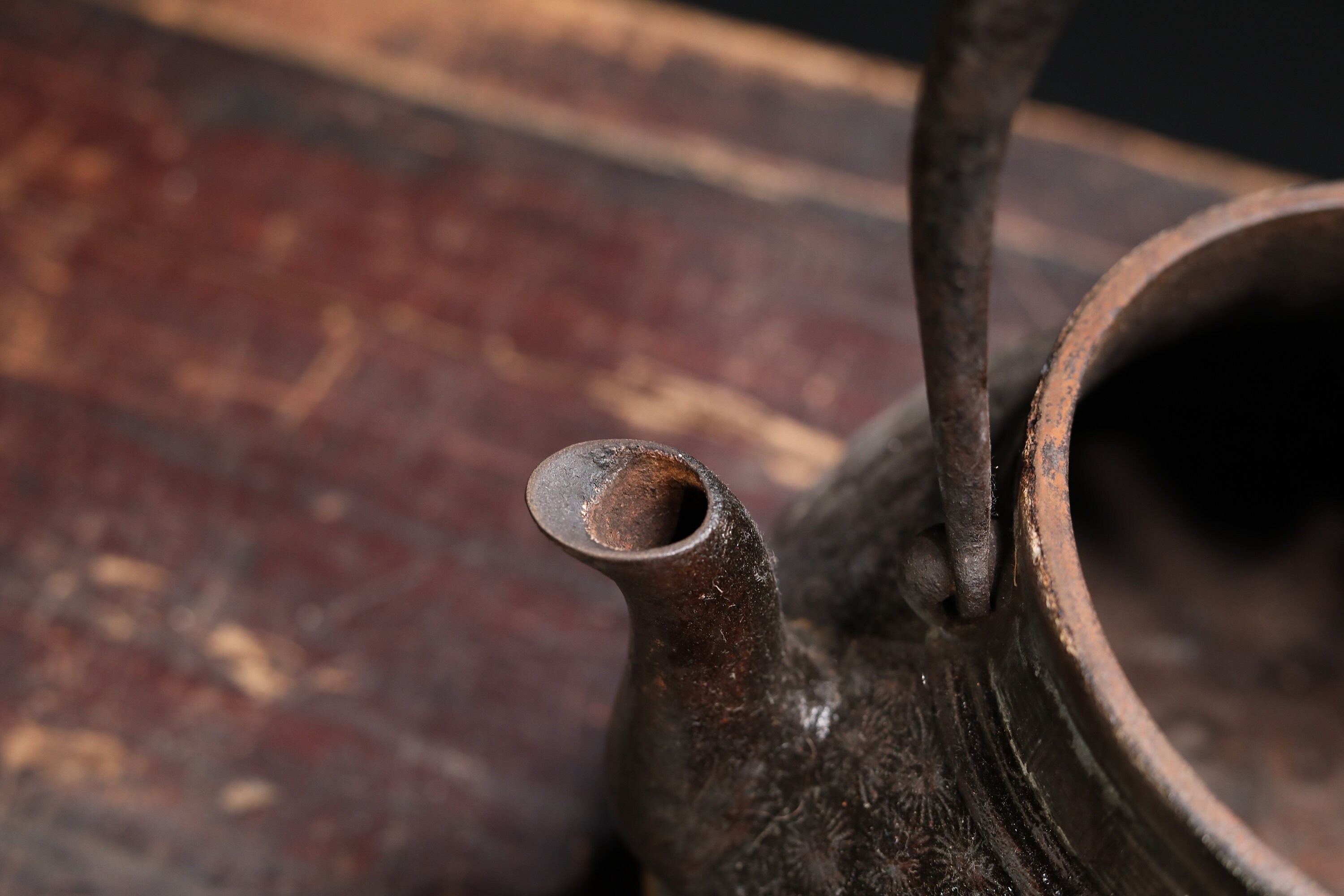 BIG Japanese Vintage Cast Iron Kettle Nambu Tetsubin Pine - Etsy