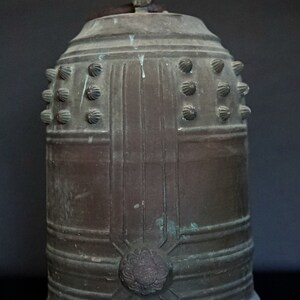 BIG! Japanese Antique Buddhist Temple Bell Bronze Large Gong, Big ...