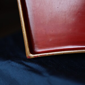 Japanese Furniture URUSHI Lacquer Tray OBON, Hand Fan Shaped Row Table ...