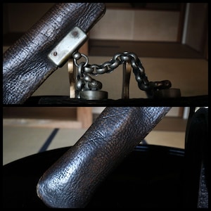 FINE! RARE! Japanese Antique Edo 1600s Big Tobacco Smoking Pipe Silver ...