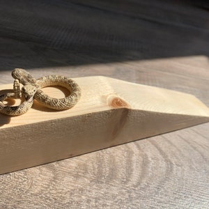 Rattle Snake Door Stop (choose Your Colour Wood) - Etsy