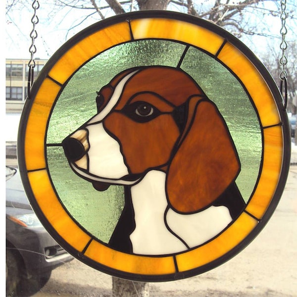Shop Stained Glass Dog - Etsy
