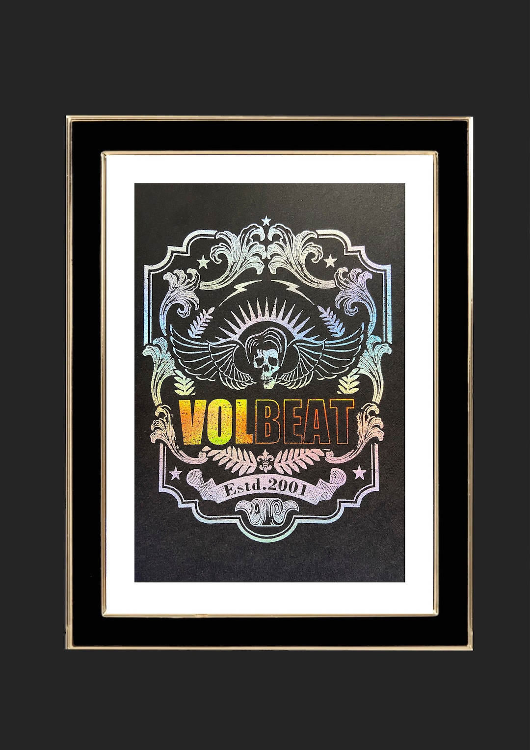 Volbeat Band Poster Rock Band Artwork Foiled Print - Etsy
