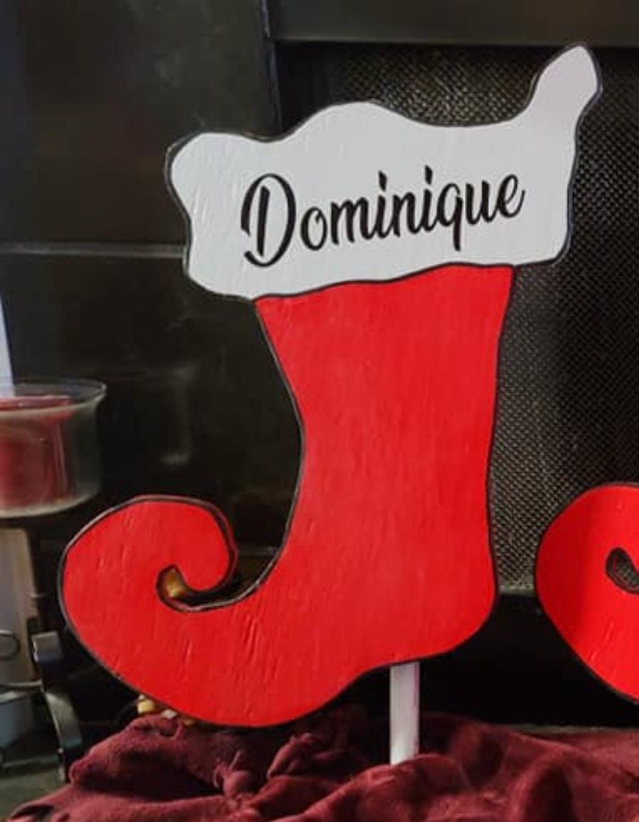 26in Yard Stockings / Wood Yard Cutouts - Etsy