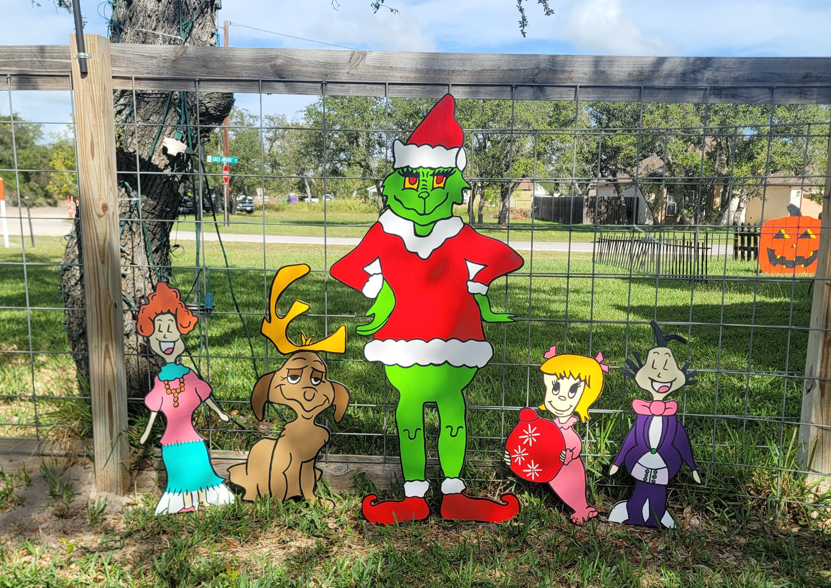Grinch On Plywood For Lawn HOW THE GRINCH STOLE CHRISTMAS Dr. Suess