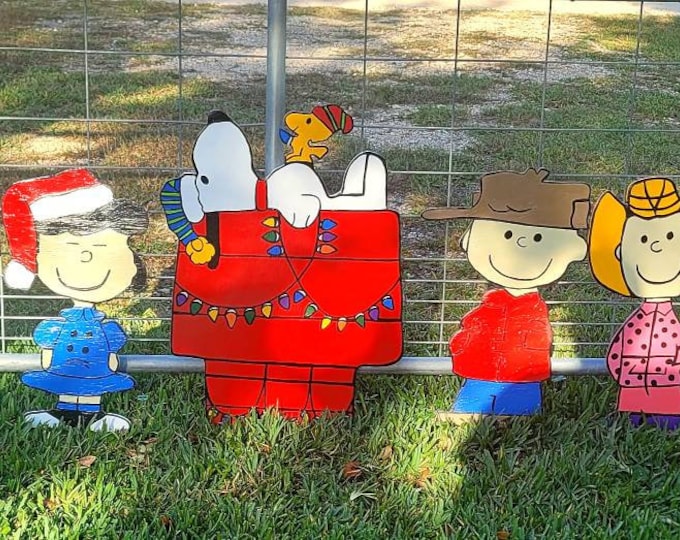 2ft 6 Piece Charlie Brown Yard Cutout Set/please Read Item - Etsy