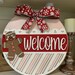 Gingerbread Cookie Christmas Welcome Wood Door Hanger - Etsy