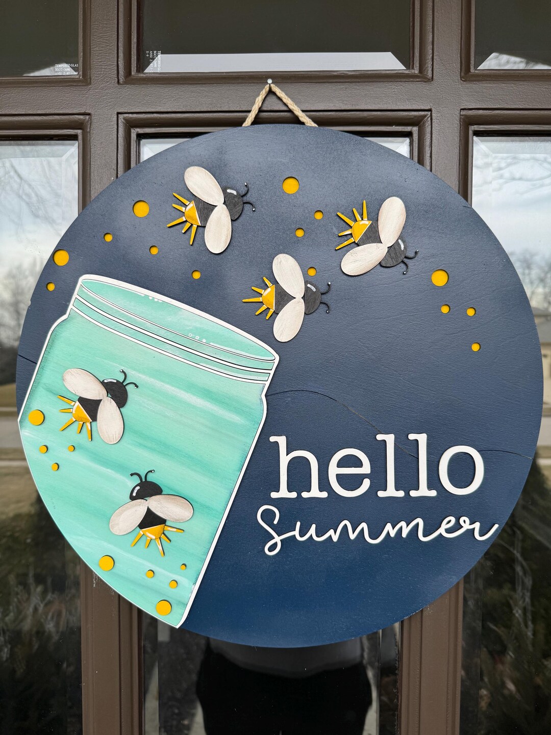 Hello Summer With Fireflies - Etsy