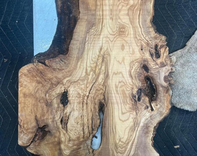 Olive Wood Slab 200 Yr Old Trees From Calif Rawcut Salvaged. 16x24 You ...