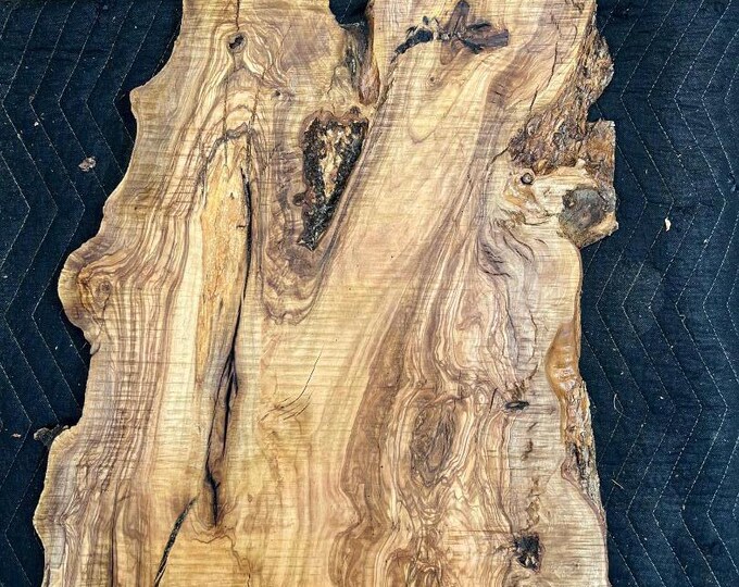 Olive Wood Slab 200 Yr Old Trees From Calif Rawcut Salvaged. 22x24 You ...